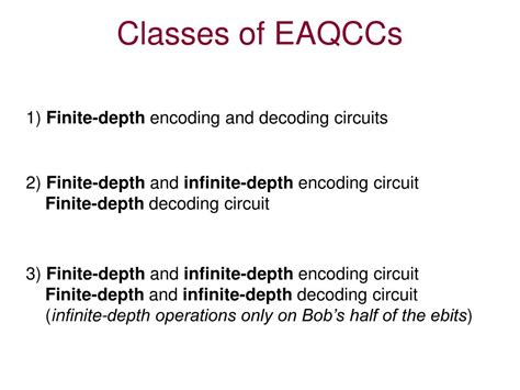 Ppt Quantum Convolutional Coding With Entanglement Assistance