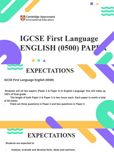 igcse language paper 1 pdf