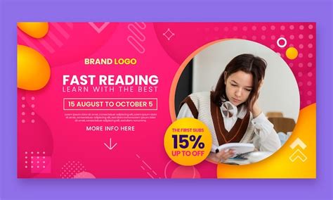 Free Vector Gradient After School Activities Poster Template
