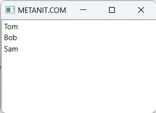 Qt и С QListView Создание списка