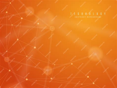 Premium Vector Digital Technology Abstract Background With Network Connection
