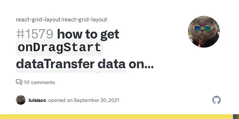 How To Get `ondragstart` Datatransfer Data On `ondropdragover` · Issue 1579 · React Grid Layout