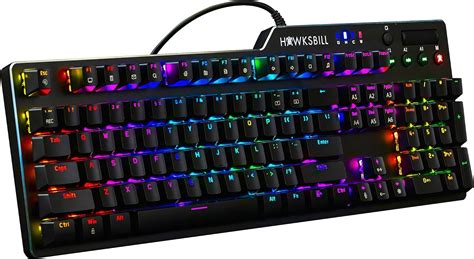 Amazon Com Hawksbill Scorpion V1 Wired Mechanical Gaming Keyboard USB A Connection Tactile