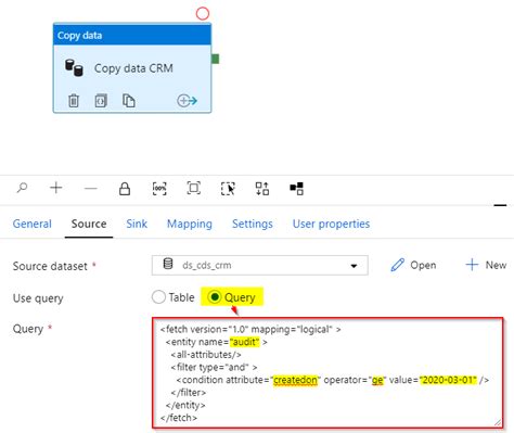 extracting data from common data services microsoft dynamics 365 using azure data factory