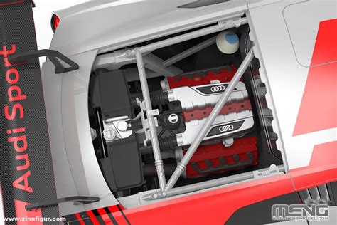 Audi R8 Lms Gt3 2019 1 24 Meng Car Model