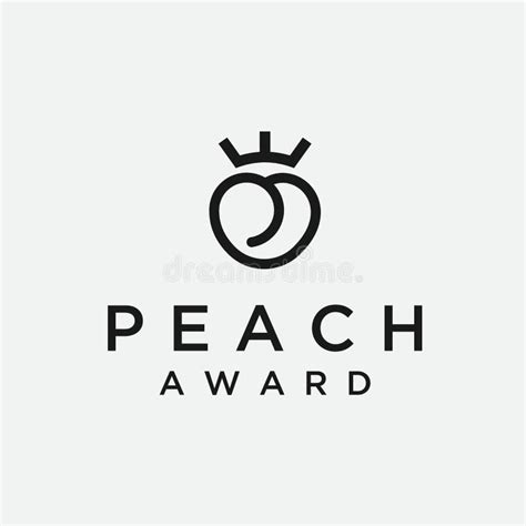 Peach Modern Logo Stock Illustrations 830 Peach Modern Logo Stock
