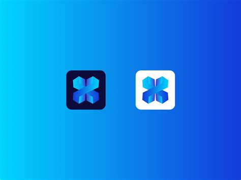 Blockchain Technology Logo Logo Design X Logo On Behance