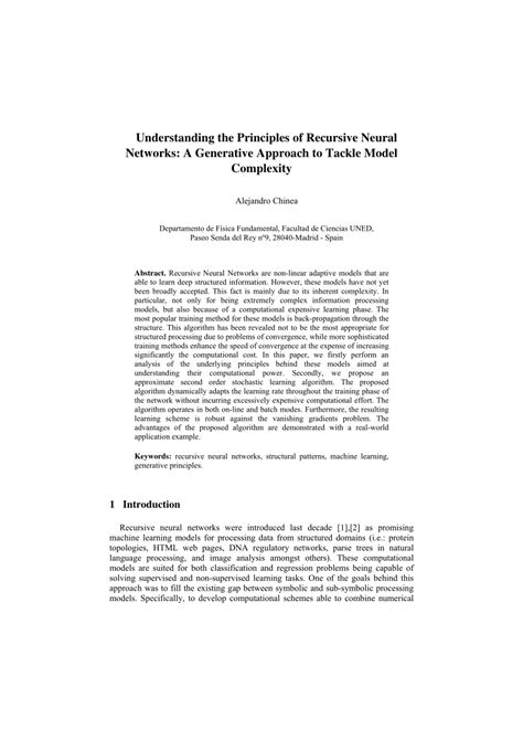 Pdf Understanding The Principles Of Recursive Neural Networks A Generative Approach To Tackle