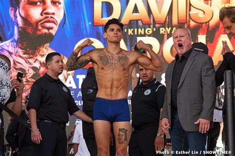 Showtime Ppv Weights Gervonta Davis Vs Ryan Garcia Latest Boxing News