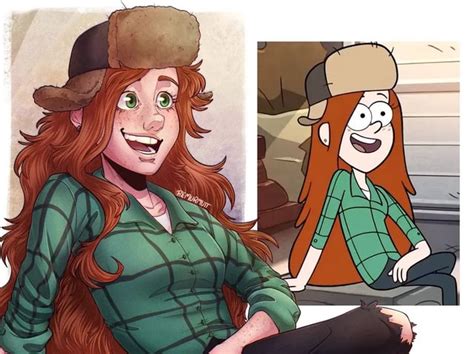 Gravity Falls Dipper And Mabel And Wendy Gravity Falls Cartoon