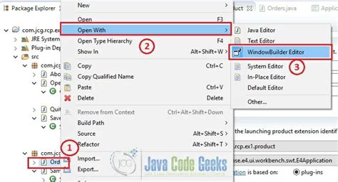Eclipse Rich Client Platform Rcp Tutorial Examples Java Code Geeks 2023