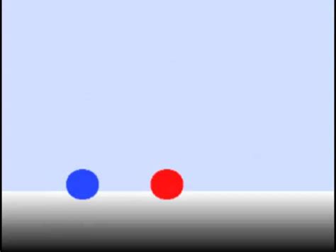 Inelastic Collision Animation