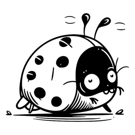 Premium Vector Cute Ladybug Cartoon Vector Illustration Isolated On