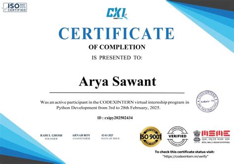 internship pythondevelopment learning growth lor grateful… arya