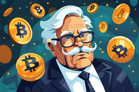 Premium Photo Bitcoin Adventures Cartoon Character Embracing The