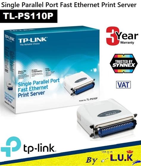 Print Server ปริ้นเซิร์ฟเวอร์ Tp Link Tl Ps110p Parallel ประกัน 3 ปี Synnex Tp Link Service