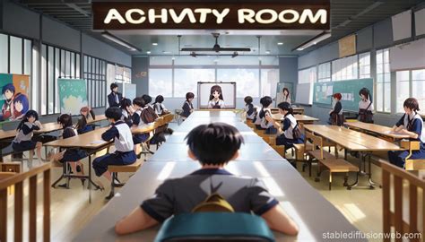 Classroom With Normal Faces Stable Diffusion Online