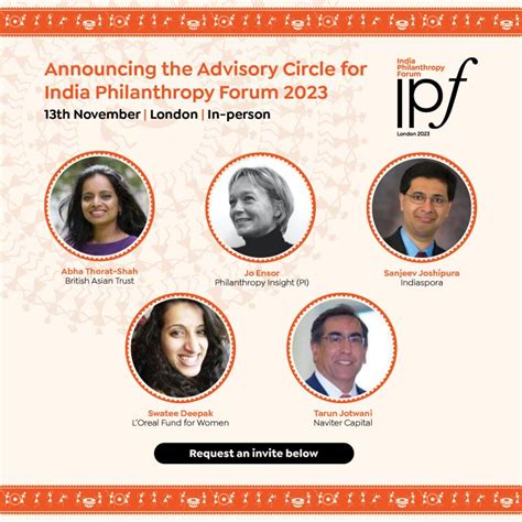 Proud To Be Part Of This Important Convening To Discuss Philanthropy With And For India Ill