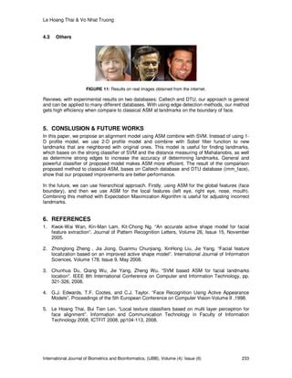 Face Alignment Using Active Shape Model And Support Vector Machine Pdf