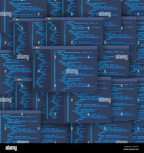 Programming Web Development Concept Sticker Boom Style Code On The Screen Laptop Vector