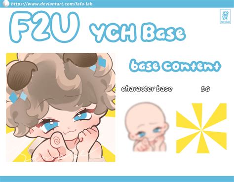 F2u Ych Base By Fafa Lab On Deviantart