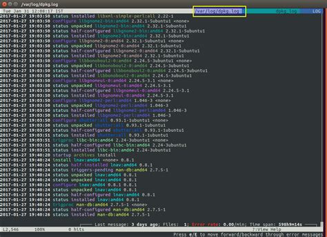 Lnav Advanced Log File Viewer 2 2daygeek