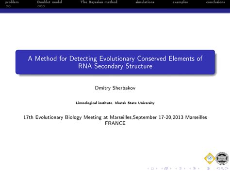 Pdf A Method For Detecting Evolutionary Conserved Elements Of Rna Secondary Structure