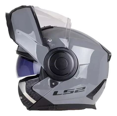 Capacete Escamoteável Ls2 Ff902 Scope Nardo Grey Cinza Parcelamento Sem Juros
