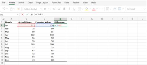 How To Calculate Mean Squared Error Mse In Microsoft Excel