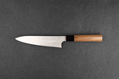 Hatsukokoro Ginyo Ginsan Damascus Petty 150mm Knifewear Handcrafted