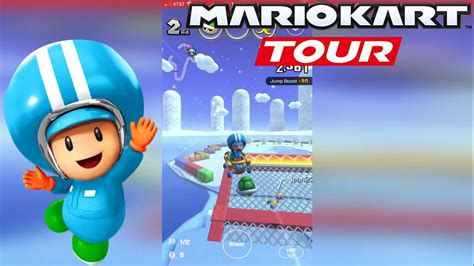 Mario Kart Tour Light Blue Toad Pit Crew Youtube