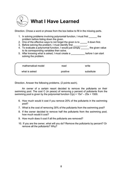 Math10q2mod3solvingproblemsonpolynomialequationsv2pdf