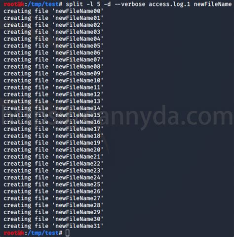 How To Split Large Filesmerge Files In Linux Debianubuntukali