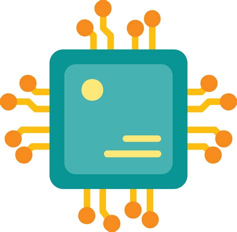 Cpu Flat Icon 11670033 Vector Art At Vecteezy