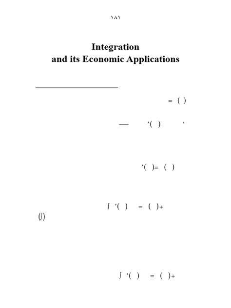 integration pdf integral function mathematics
