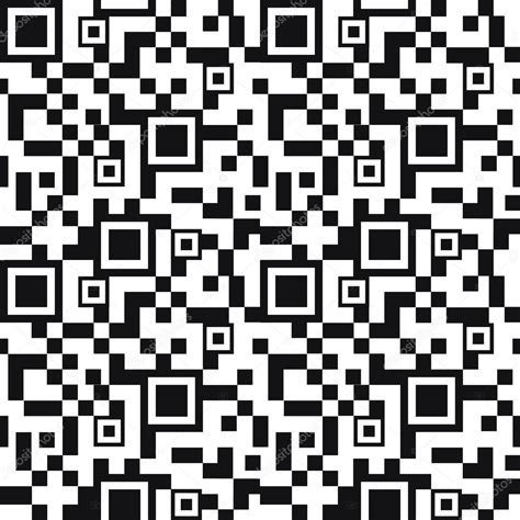 Qr Code Seamless Pattern Background — Stock Vector © Oksanciaart 16735541