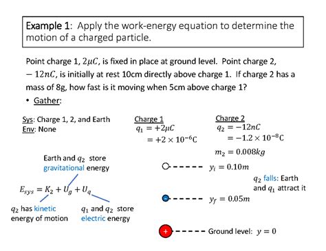 Phys 221 Lecture 03 Work Energy Equation And Charge Motion Example 1