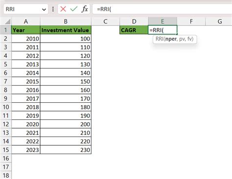 Calculate Cagr In Excel 2 Quick And Useful Methods Myexcelonline