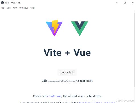 Vue3 Vite Electron Ts 项目快速创建electron Vue Ts Csdn博客