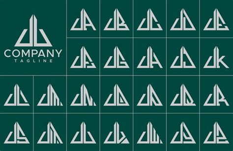 Premium Vector Modern Triangle Letter Uu U Logo Design Template