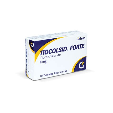 Tiocolsid Forte 8 Mg Caja X 10 Tabs Farmavida Droguería Online Salud Y Servicio A Toda Hora