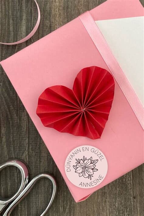 Anneler Günü Hediye Paketi Etiketi 1 Anneler Günü 35 Adet 4 cm Sticker Seti