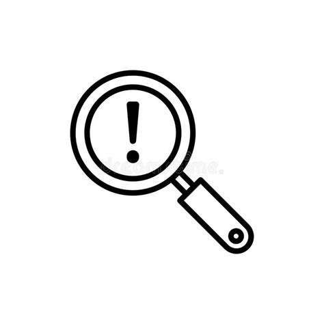 Finding Problem Icon Set Problem Finding Or Identification Vector