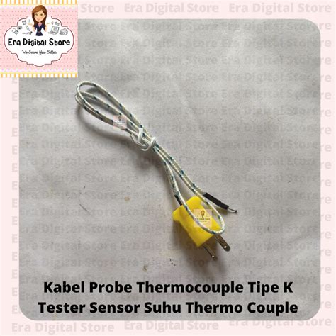 Jual Kabel Probe Thermocouple Tipe K Tester Sensor Suhu Thermo Couple Shopee Indonesia