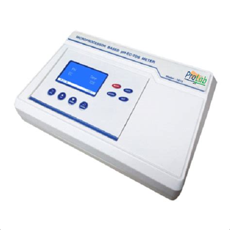 Microprocessor Based Ph Ec Tds Meter Plastic 270x202x80 Mm 1000 Sample Storage 8 Soft