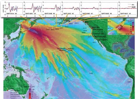 Far Field Propagation Map Showing Arrival Time And Maximum Tsunami Download Scientific Diagram