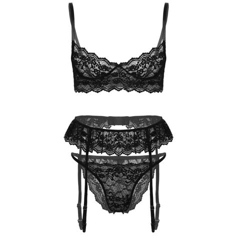Floral Lace Sissy Lingerie Set Sissy Lux