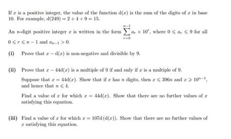 Solved If X Is A Positive Integer The Value Of The Function