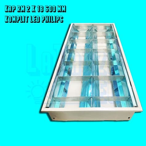 Jual Rm X Cm Lampu Rm X Led Komplit Set Philips Kap Rm Kisi Kisi Jakarta Pusat