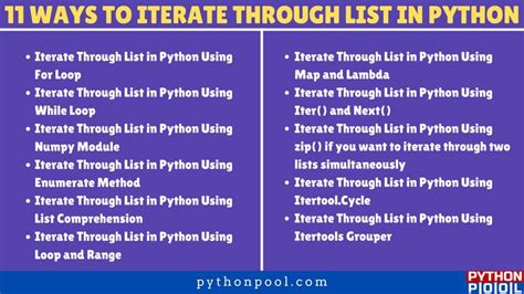11 powerful methods to iterate through list in python python list while loop